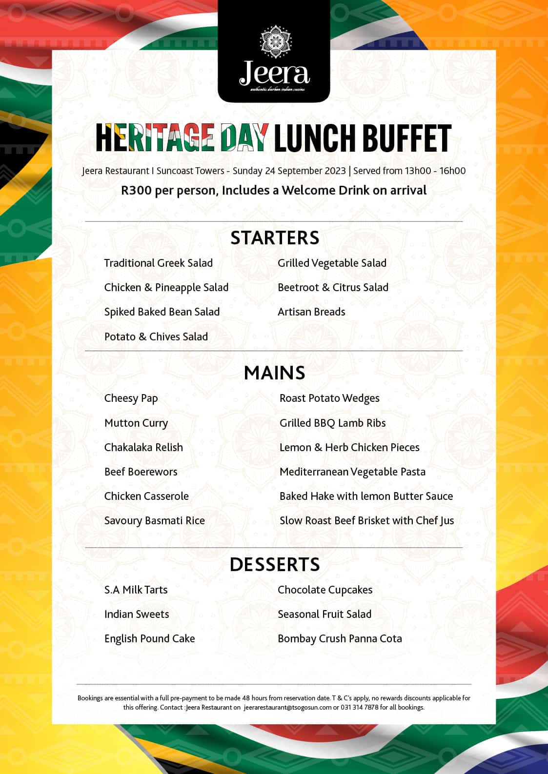 Jeera - Suncoast Casino