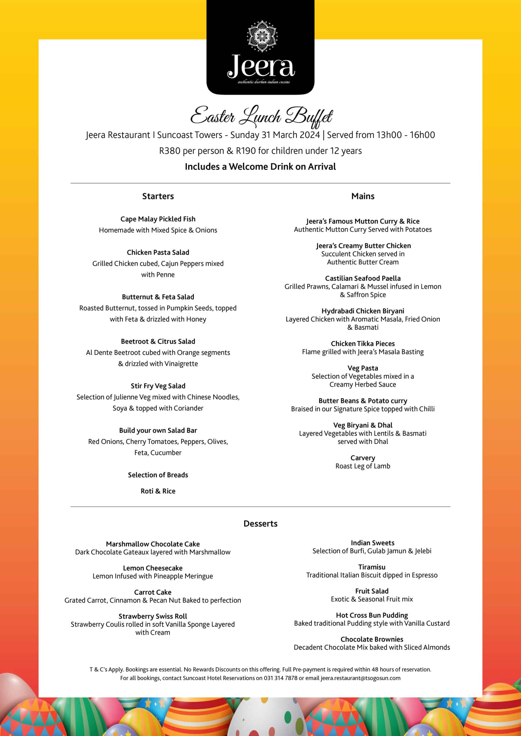 Jeera - Suncoast Casino