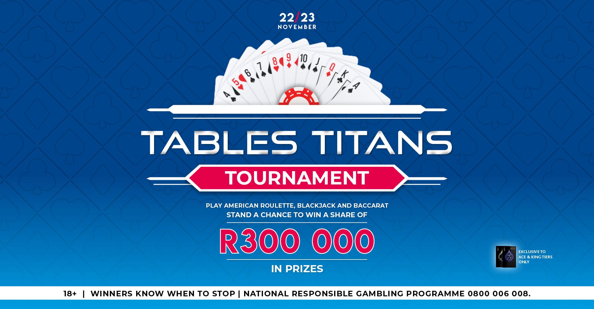 Tables Titans Tournament - Suncoast Casino