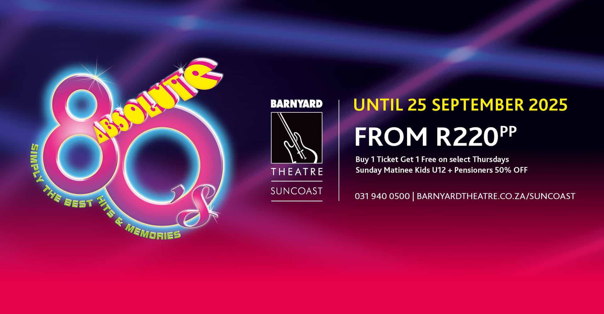 Absolute 80s - Suncoast Casino